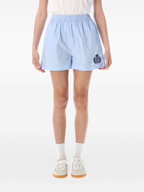 Sporty & Rich Crest-embroidered shorts | REVERSIBLE