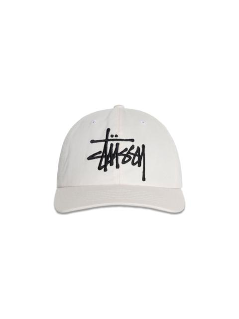 Stüssy Stussy Low Profile Big Basic Snapback 'Snow' | REVERSIBLE