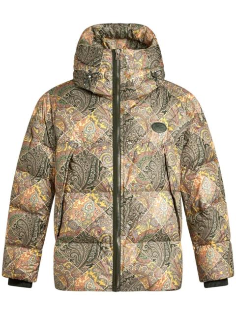 Etro paisley-print hooded puffer jacket | REVERSIBLE