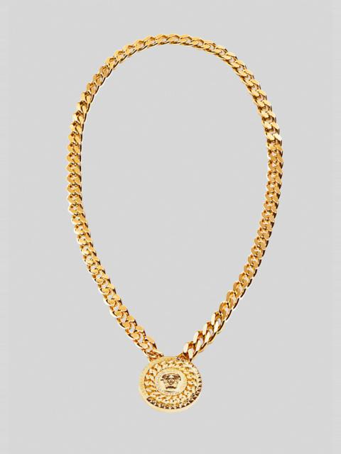 VERSACE Chained Medusa Necklace | REVERSIBLE