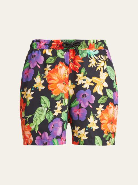 Ralph Lauren Men's Isla Tropical Amalfi Swim Trunks | REVERSIBLE