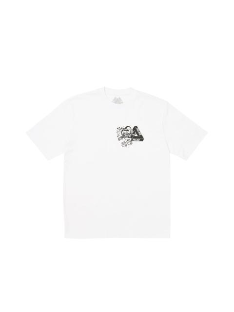 PALACE DEREK GARAGE T-SHIRT WHITE | REVERSIBLE