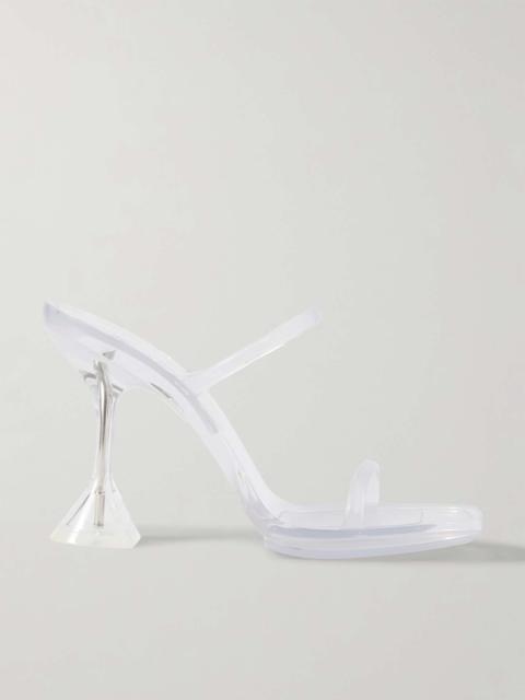 Amina Muaddi Brito PVC sandals | REVERSIBLE