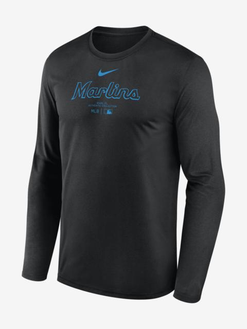 Nike Miami Marlins Authentic Collection Practice Nike Men's Dri-FIT MLB ...