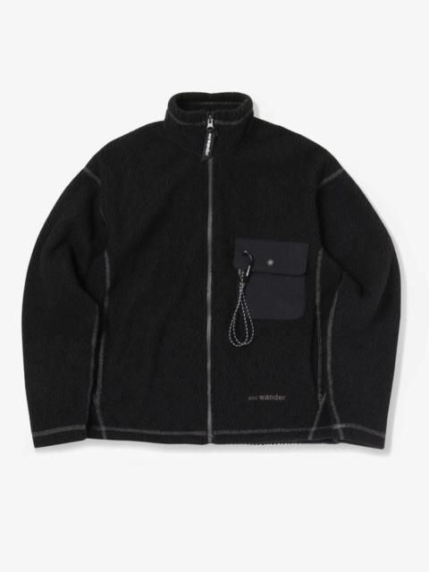 and Wander RE Wool JQ Stand Zip | REVERSIBLE