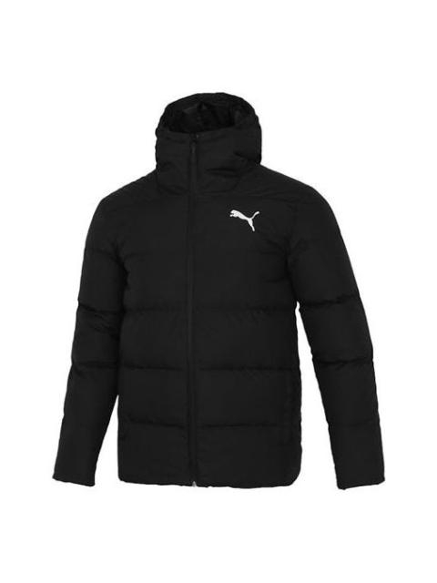 PUMA PUMA Logo Down Jacket 'Black' 534936-01 | REVERSIBLE