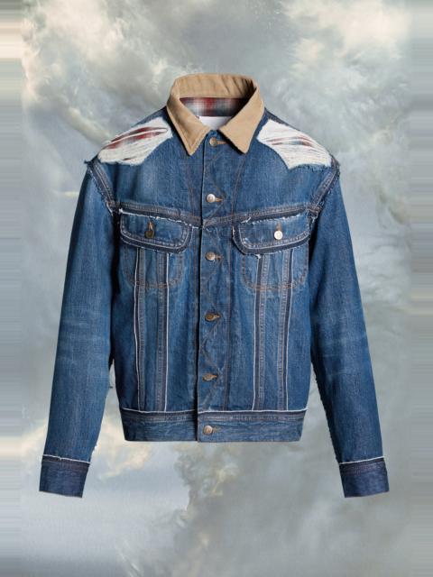 Maison Margiela Pendleton denim jacket | REVERSIBLE