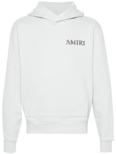 AMIRI logo-embroidered cotton hoodie | REVERSIBLE