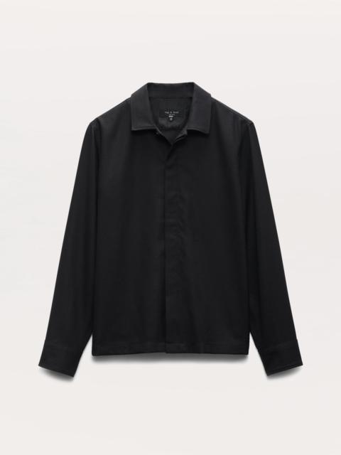 rag & bone Hyde Japanese Wool-Blend Ripstop Shirt Jacket | REVERSIBLE