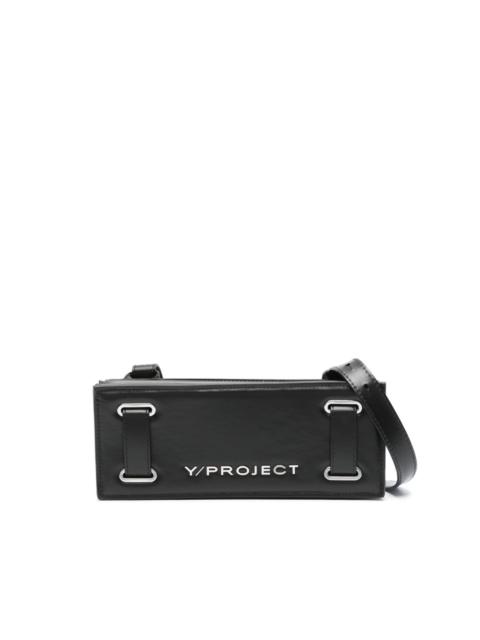 Y/Project logo-lettering cross body bag | REVERSIBLE