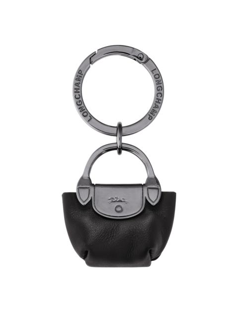 Longchamp Le Pliage Xtra Key ring Black - Leather | REVERSIBLE