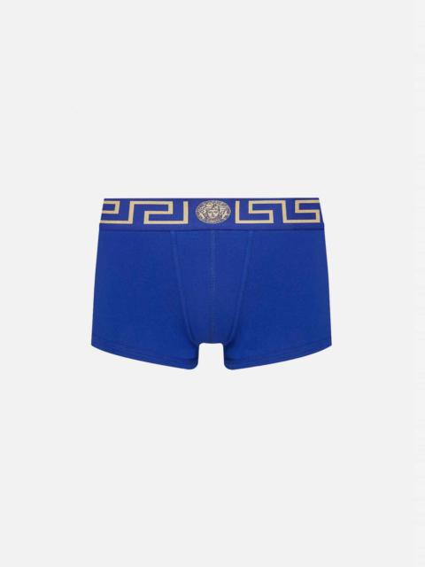 VERSACE Greca Border Low Rise Trunks | REVERSIBLE