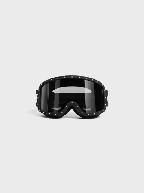 CELINE CELINE Ski Mask in Plastic with Crystals | REVERSIBLE