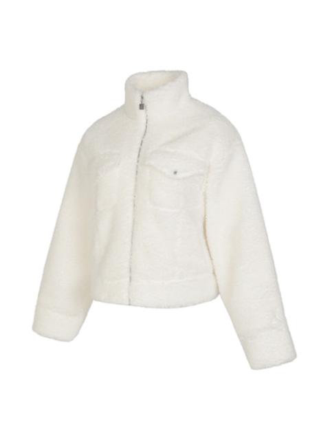 Jordan (WMNS) Air Jordan Fuzzy High Pile Fleece Jacket Asia Sizing ...