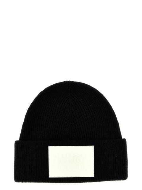 MM6 Maison Margiela Logo label beanie | REVERSIBLE