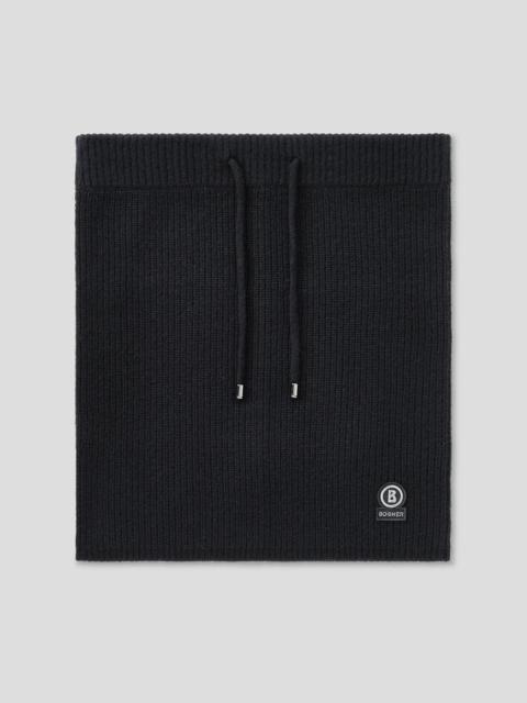 BOGNER Lyra Loop scarf in Black | REVERSIBLE