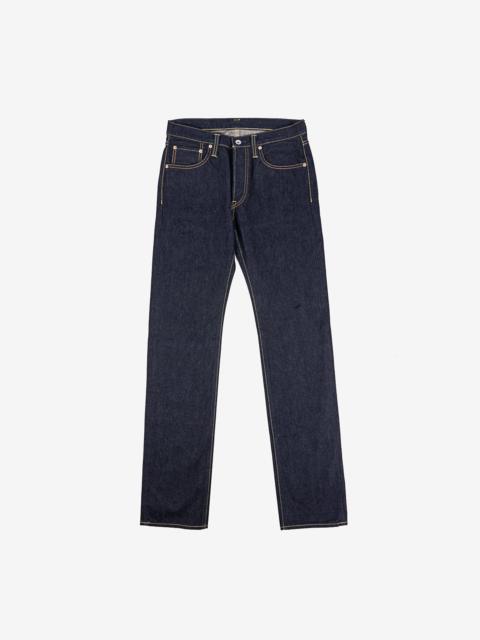 Iron Heart IH-666SBR-14 14oz Broken Twill Selvedge Denim Slim Straight ...