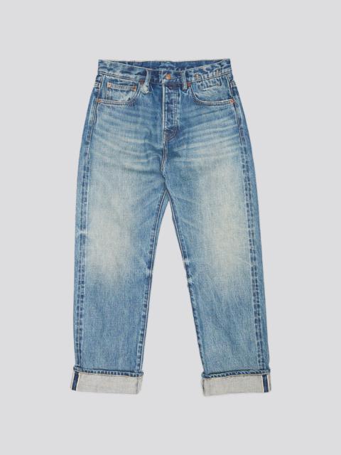 R13 BOYFRIEND JEAN - ASPEN SELVEDGE BLUE - R13 | REVERSIBLE