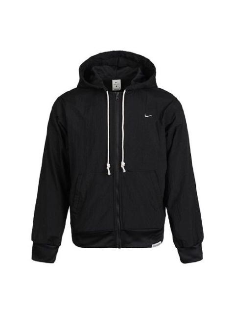 Nike Nike Standard Issue Zip Hooded Jacket Black CK6806-010 | REVERSIBLE