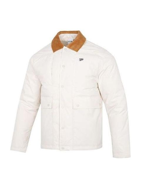 PUMA Puma Downtown Padded Jacket 'White' 537868-65 | REVERSIBLE