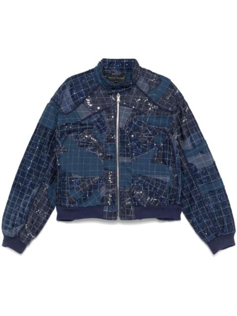 WHO DECIDES WAR Flight Window bomber jacket | REVERSIBLE