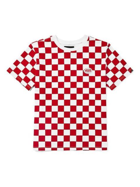 Vans Men's Vans Grid Alphabet Short Sleeve Red VN0A54IDY0W | REVERSIBLE