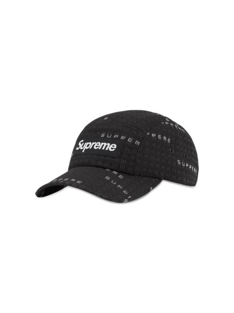 Supreme Supreme Stitch Jacquard Camp Cap 'Black' | REVERSIBLE