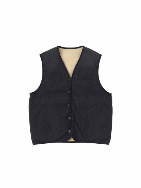 visvim RAWLY VEST NAVY | REVERSIBLE