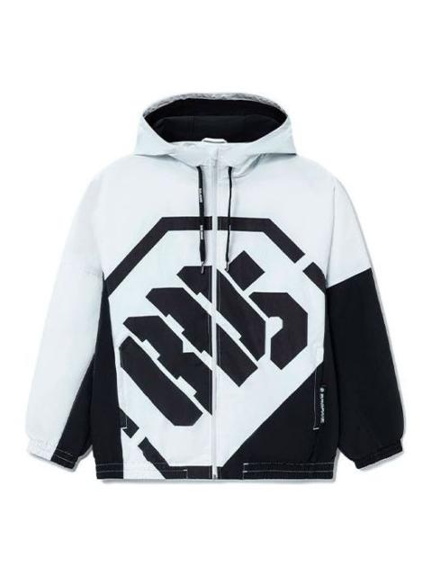 Li-Ning Li-Ning BAD FIVE Sports Basketball Hooded Jacket 'White Black ...