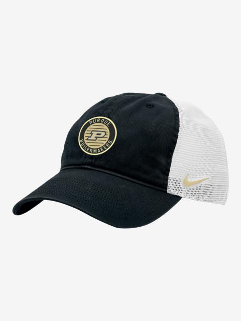 Nike Purdue Heritage86 Nike College Trucker Hat | REVERSIBLE