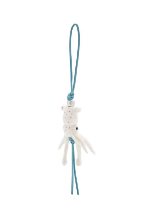 Loewe Squid charm in felt and calfskin | REVERSIBLE