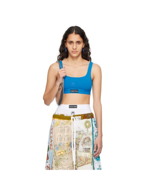 Marine Serre Blue Patch Bra | REVERSIBLE