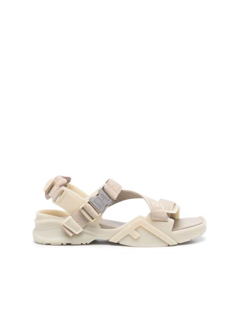 FENDI Fendi Flow logo-embossed sandals | REVERSIBLE