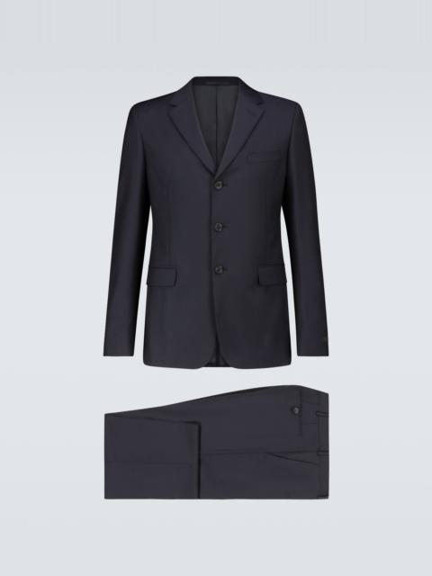 Prada Formal wool and mohair-blend suit | REVERSIBLE