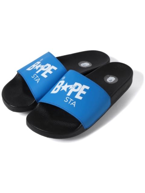 A BATHING APE® A Bathing Ape Bape Sta Slide Black Blue | REVERSIBLE