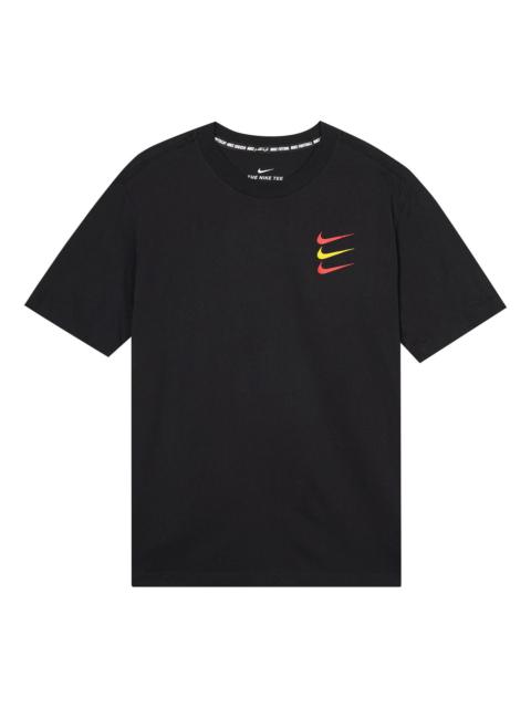 Nike Nike FC Logo Soccer/Football Short Sleeve Black CT8432-010 ...