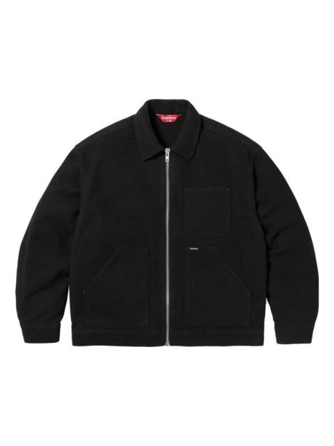 Supreme Supreme Moleskin Work Jacket 'Black' SUP-FW23-096 | REVERSIBLE