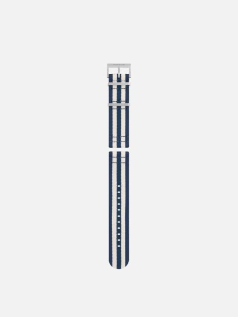 Montblanc Blue & White Nylon Strap | REVERSIBLE