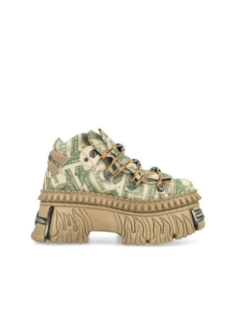 VETEMENTS x New Rock platform sneakers | REVERSIBLE