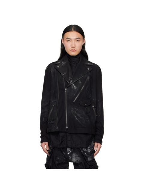 Julius Black Ana-Moto JD Biker Denim Jacket | REVERSIBLE