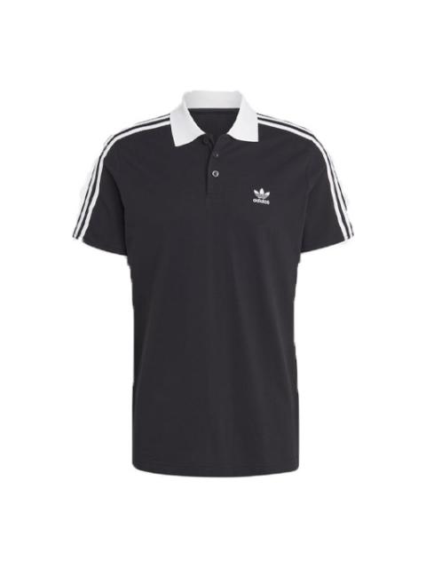 adidas adidas originals Adicolor Classics 3-Stripes Polo Shirt 'Black ...