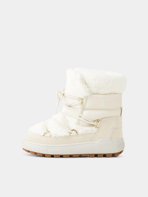 BOGNER Chamonix Snow boots with spikes in Off-white | REVERSIBLE