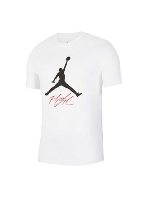 Jordan Air Jordan Flight Large Logo Short Sleeve White CW0394-100 ...