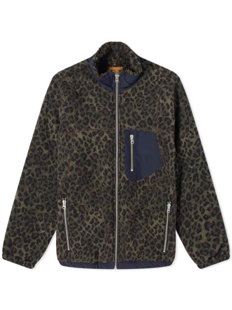 BRAIN DEAD Brain Dead Leopard Revese Sherpa Jacket | REVERSIBLE