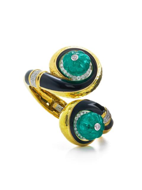 DAVID WEBB Chloe Crossover Bracelet | REVERSIBLE