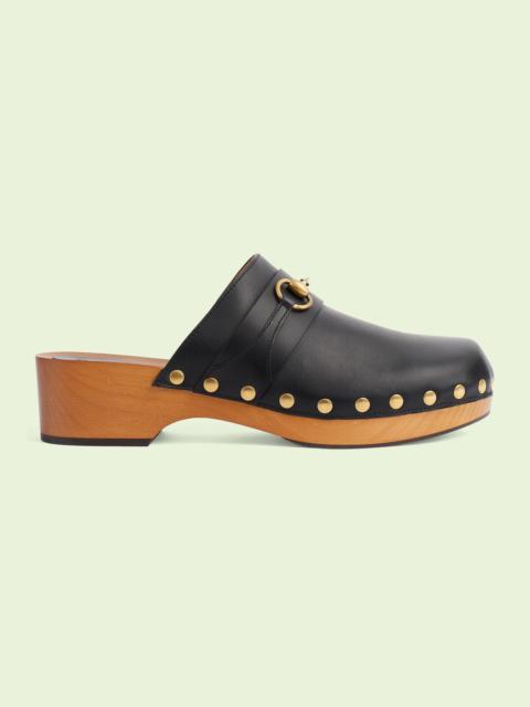 GUCCI Men's clog with Horsebit | REVERSIBLE
