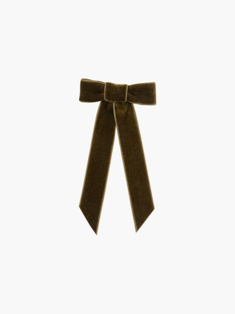 Jennifer Behr Velvet Bow Barrette | REVERSIBLE