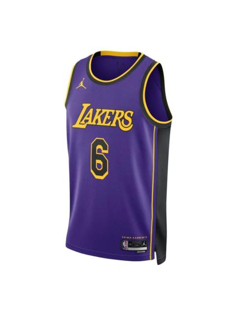 Jordan Nike Dri-FIT NBA Los Angeles Lakers Lebron James Statement ...