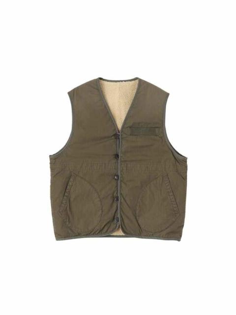 visvim RAWLY VEST OLIVE | REVERSIBLE