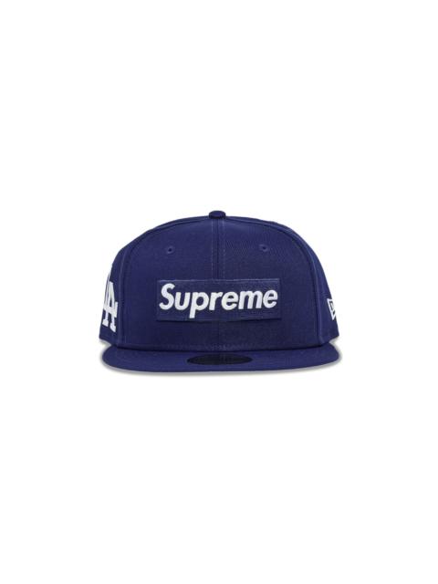 Supreme Supreme x MLB Teams Box Logo New Era 'Dark Royal - Los Angeles ...
